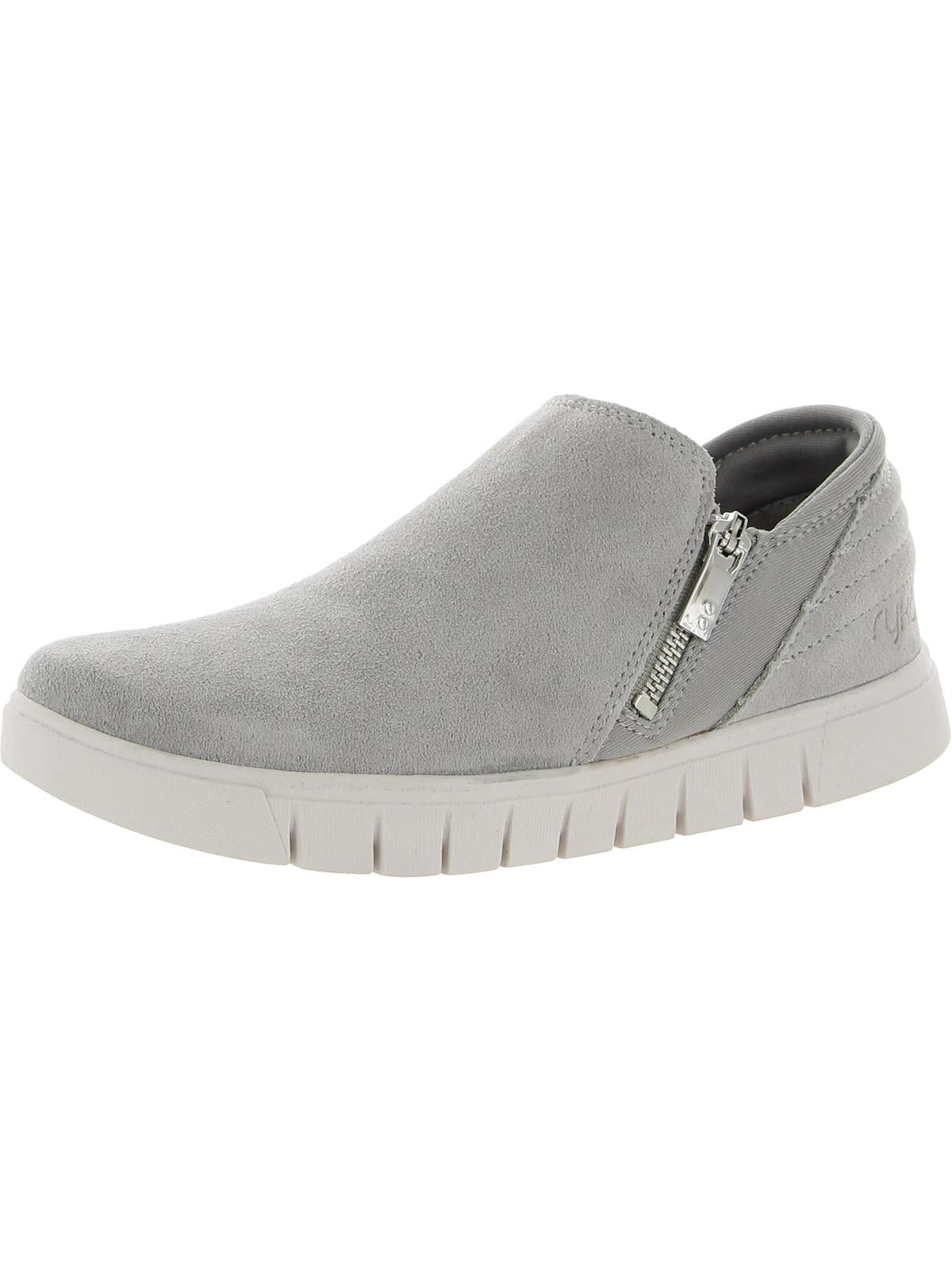 Ryka Womens Hensley Zip Suede Lifestyle Athletic and Training Shoes ...