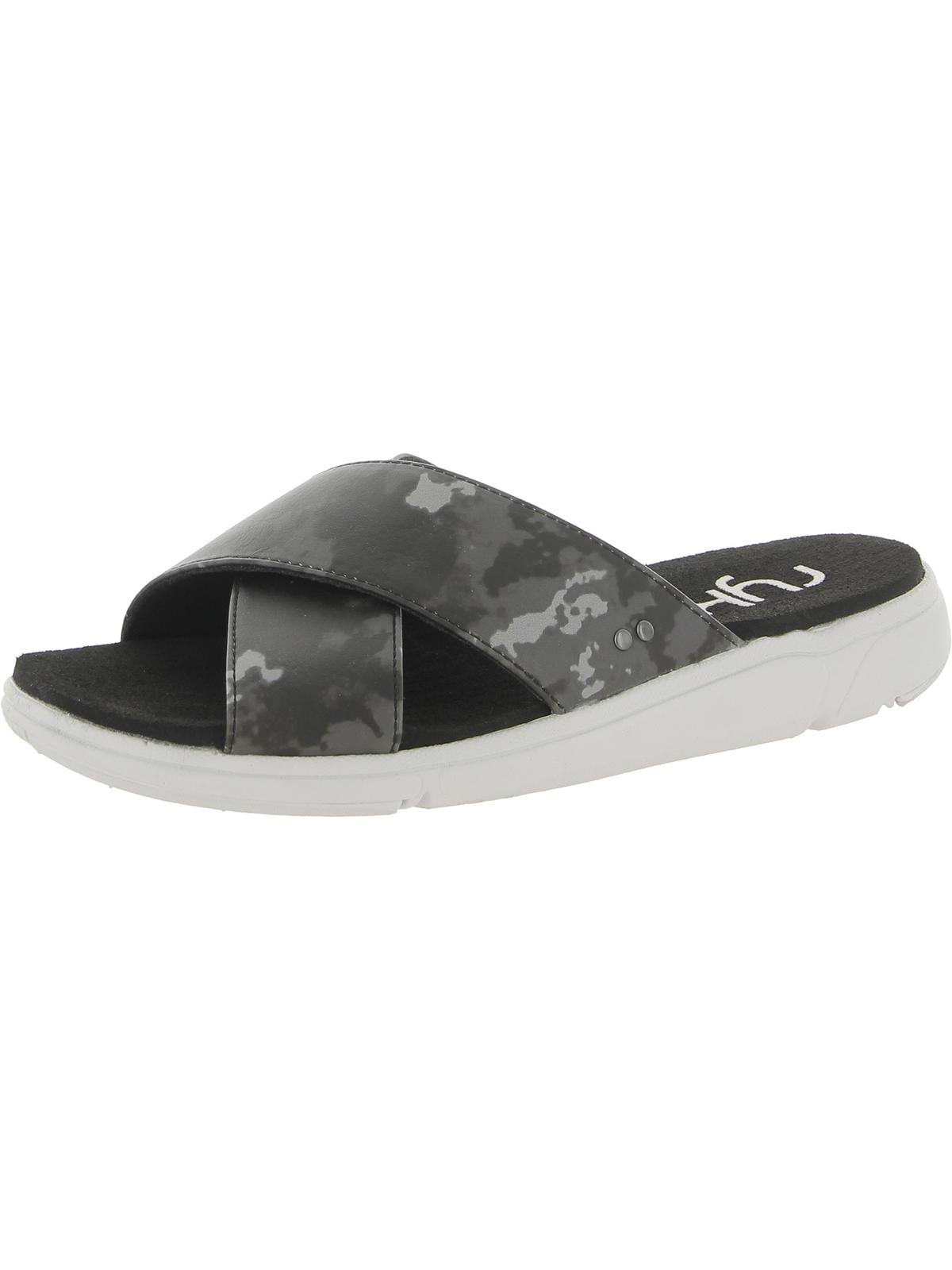 Ryka Womens Malin Flat Slip On Slide Sandals - Walmart.com