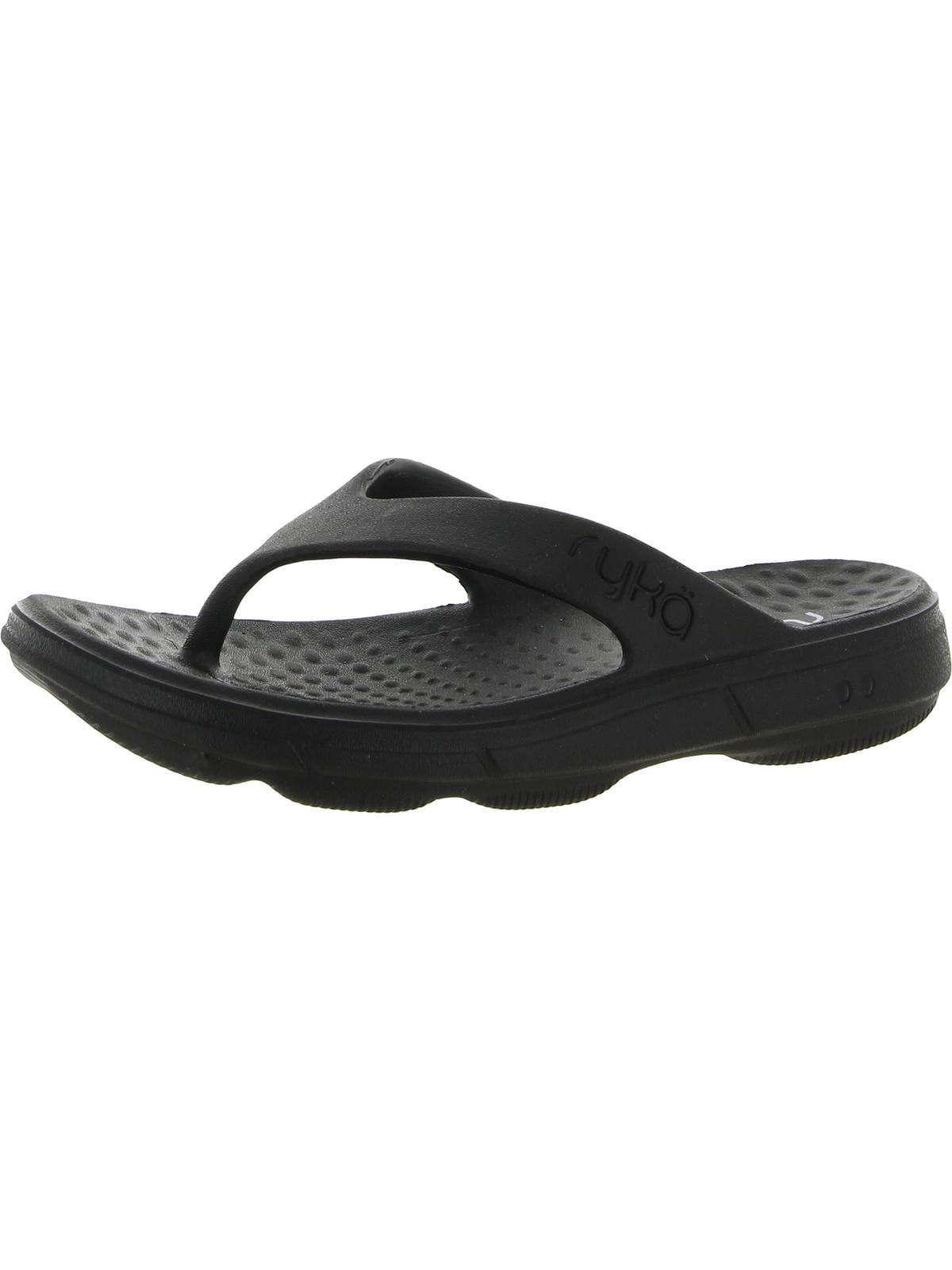 Ryka Womens Rest Ez Cushioned Thong Flip-Flops - Walmart.com