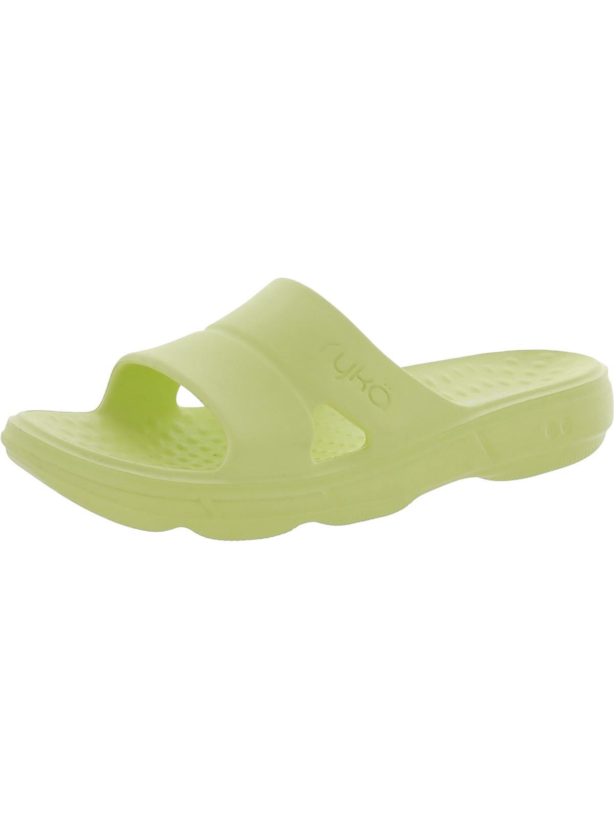 Ryka Womens Restore Slip On Flat Pool Slides - Walmart.com