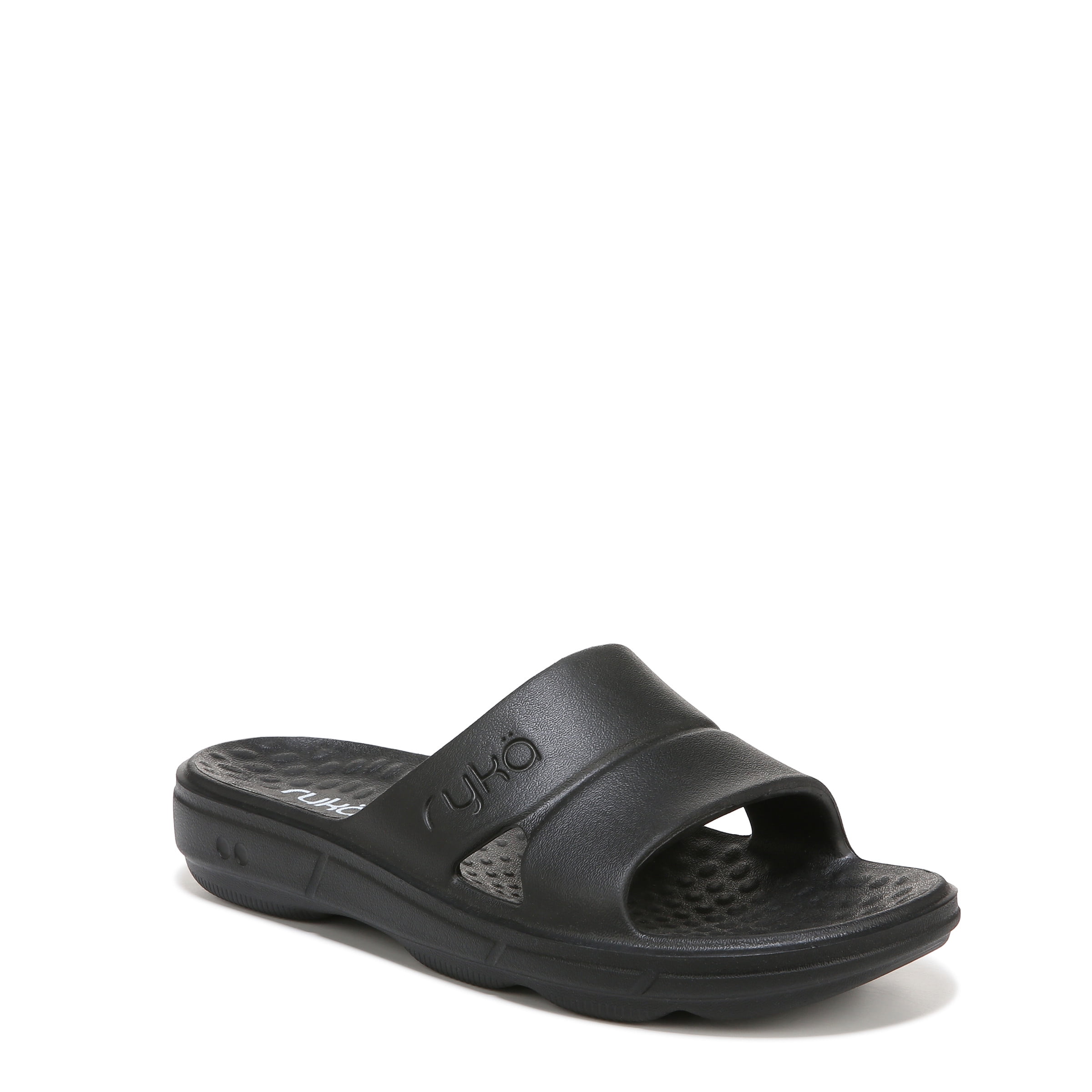 Ryka Womens Restore Slip On Flat Pool Slides - Walmart.com