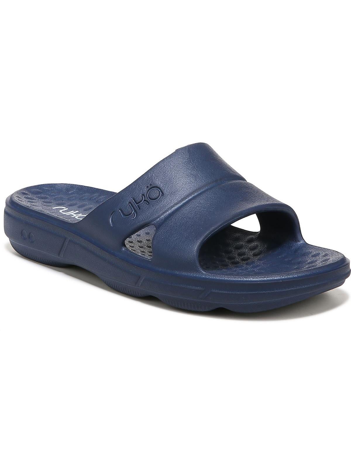 Ryka Womens Restore Slip On Flat Pool Slides - Walmart.com
