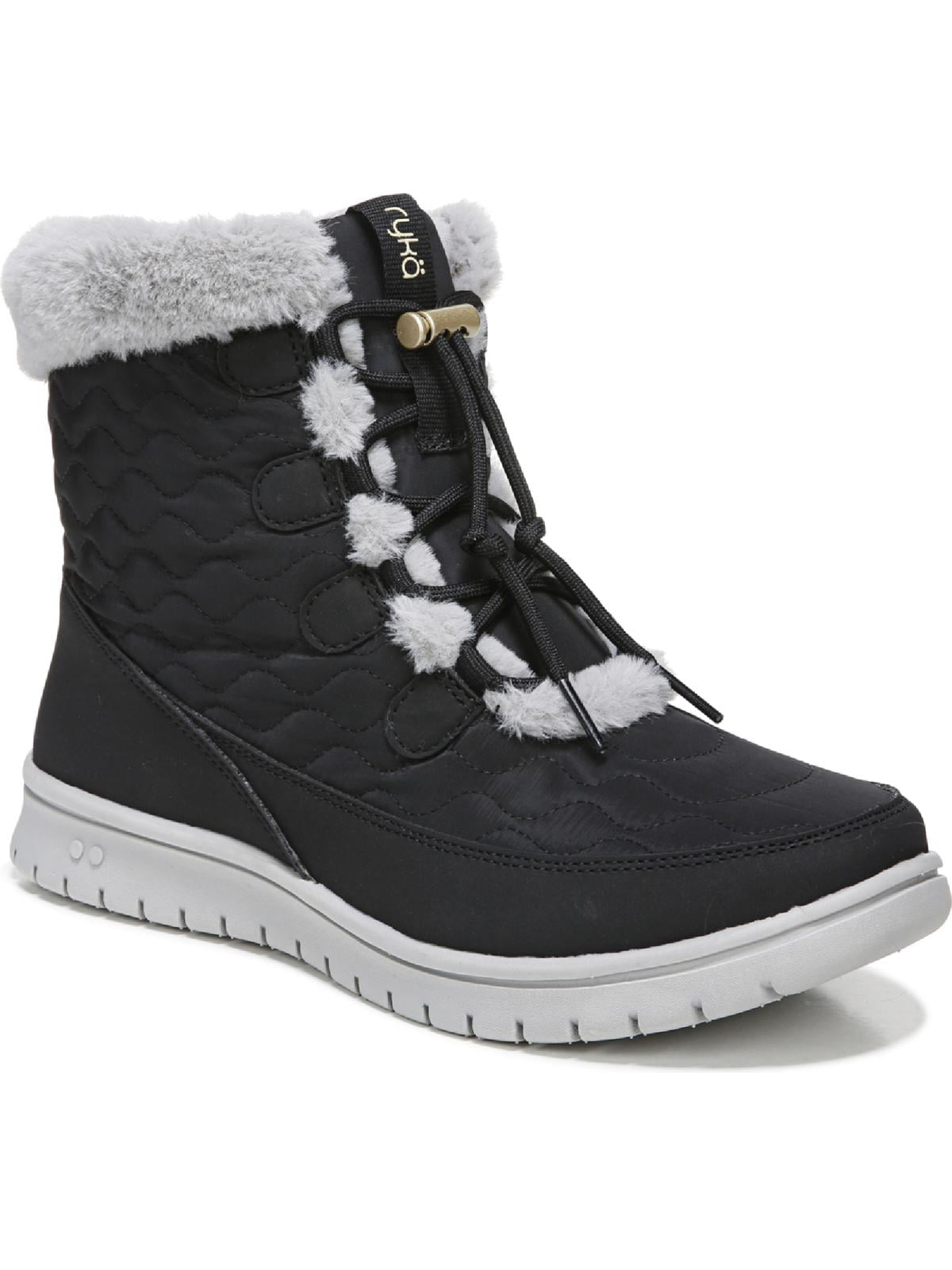 Ryka Womens Snowbound Quilted Nylon Comfort Hiking Boots - Walmart.com
