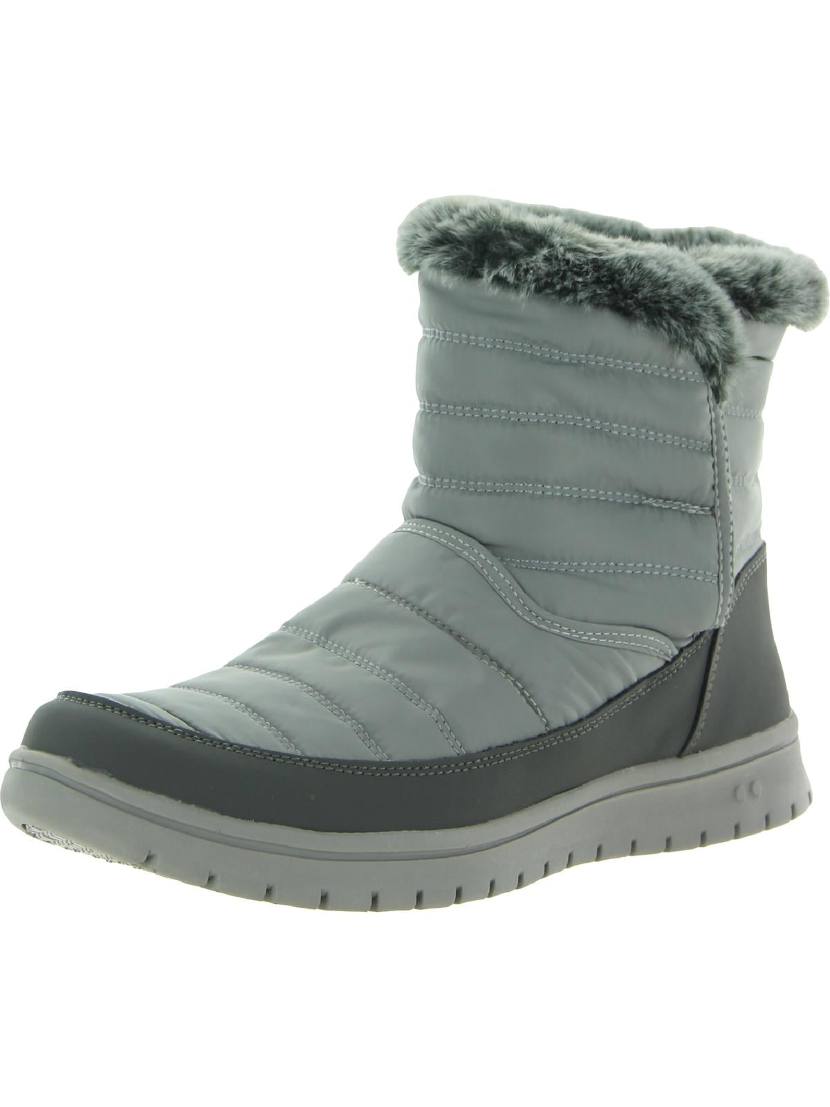 Ryka Womens Suzy Nylon Ankle Shearling Boots - Walmart.com