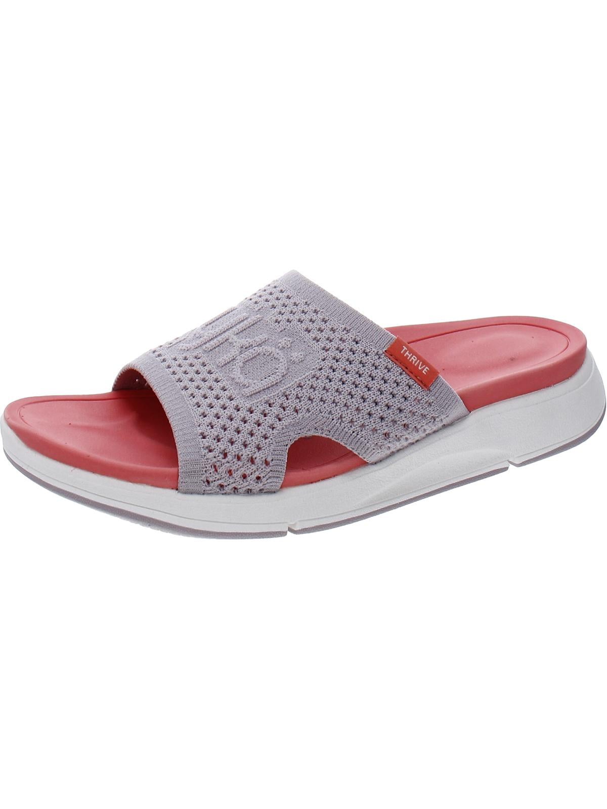 Ryka Womens Thrive Slide Open Toe Slip On Slide Sandals - Walmart.com