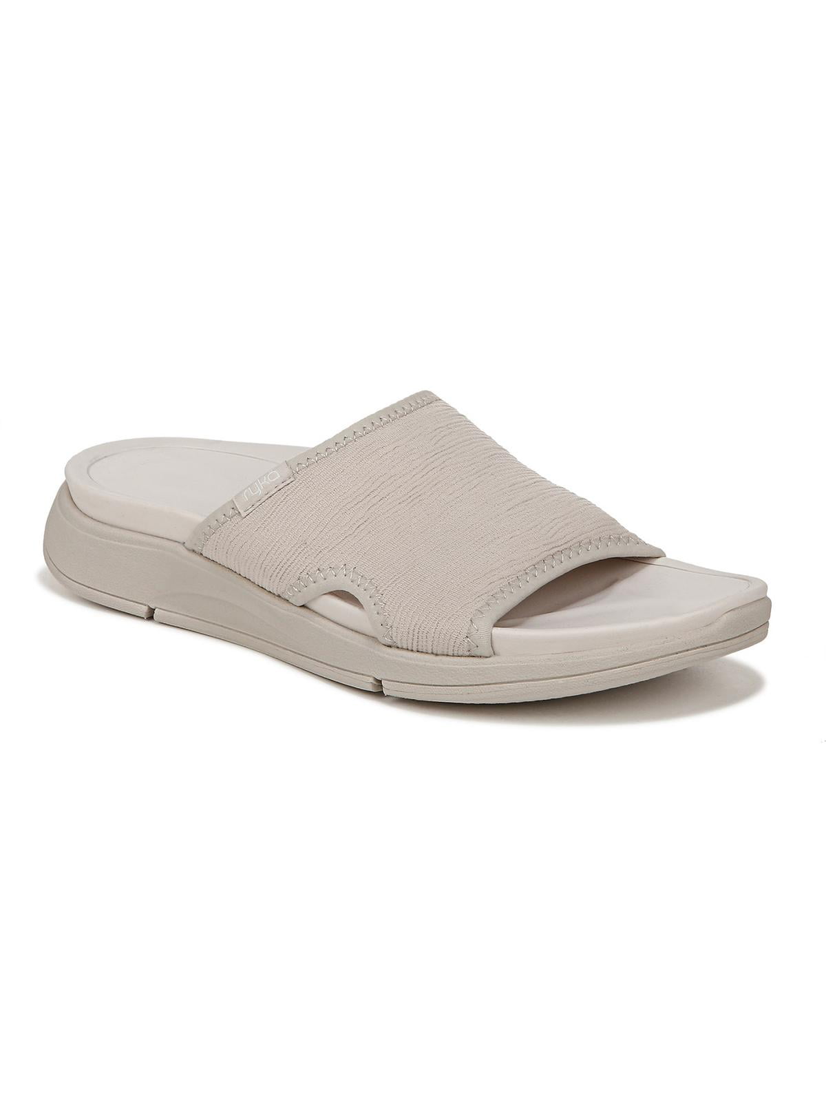 Ryka Women's Transcend Recovery Slide Sandals Soft Taupe 8W - Walmart.com