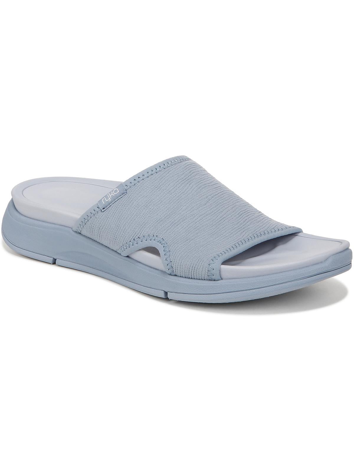 Ryka Women's Transcend Recovery Slide Sandals Dusty Blue 12W - Walmart.com