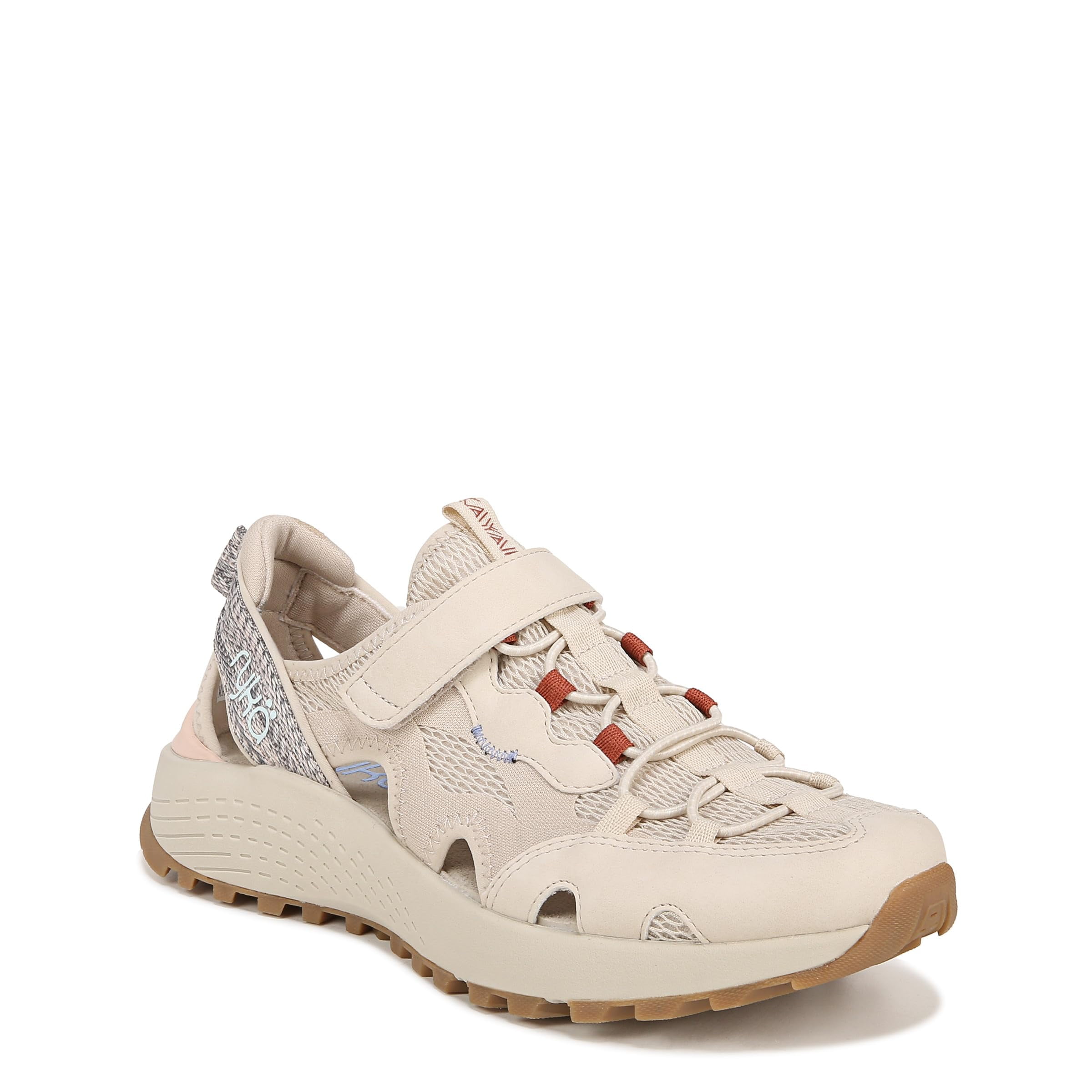 Ryka women's Kayak Trek Walking Shoe Sneaker 7.5 Wide, Beige - Walmart.com