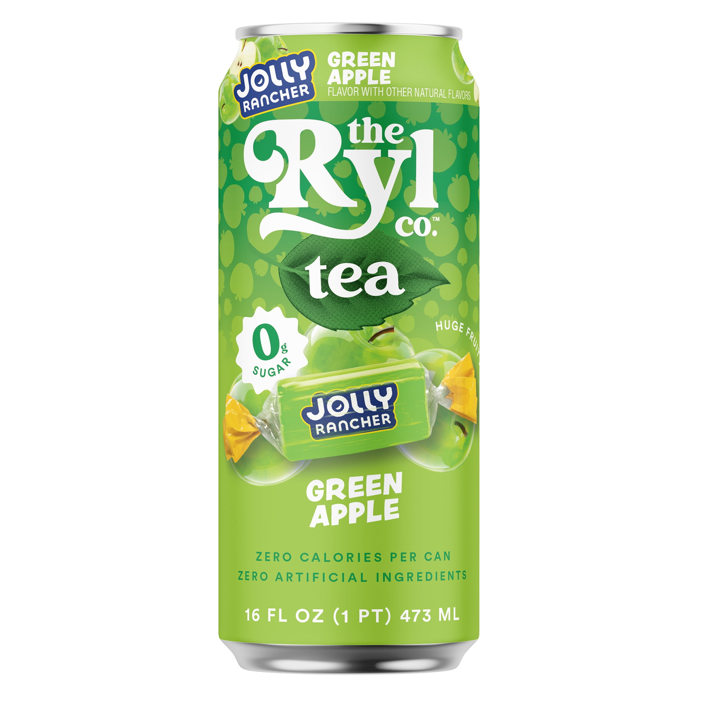 Ryl Tea Jolly Rancher Green Apple - 16oz - Walmart.com
