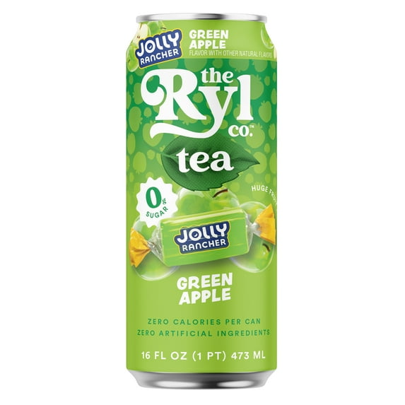 Ryl Tea Jolly Rancher Green Apple - 16oz - Walmart.com