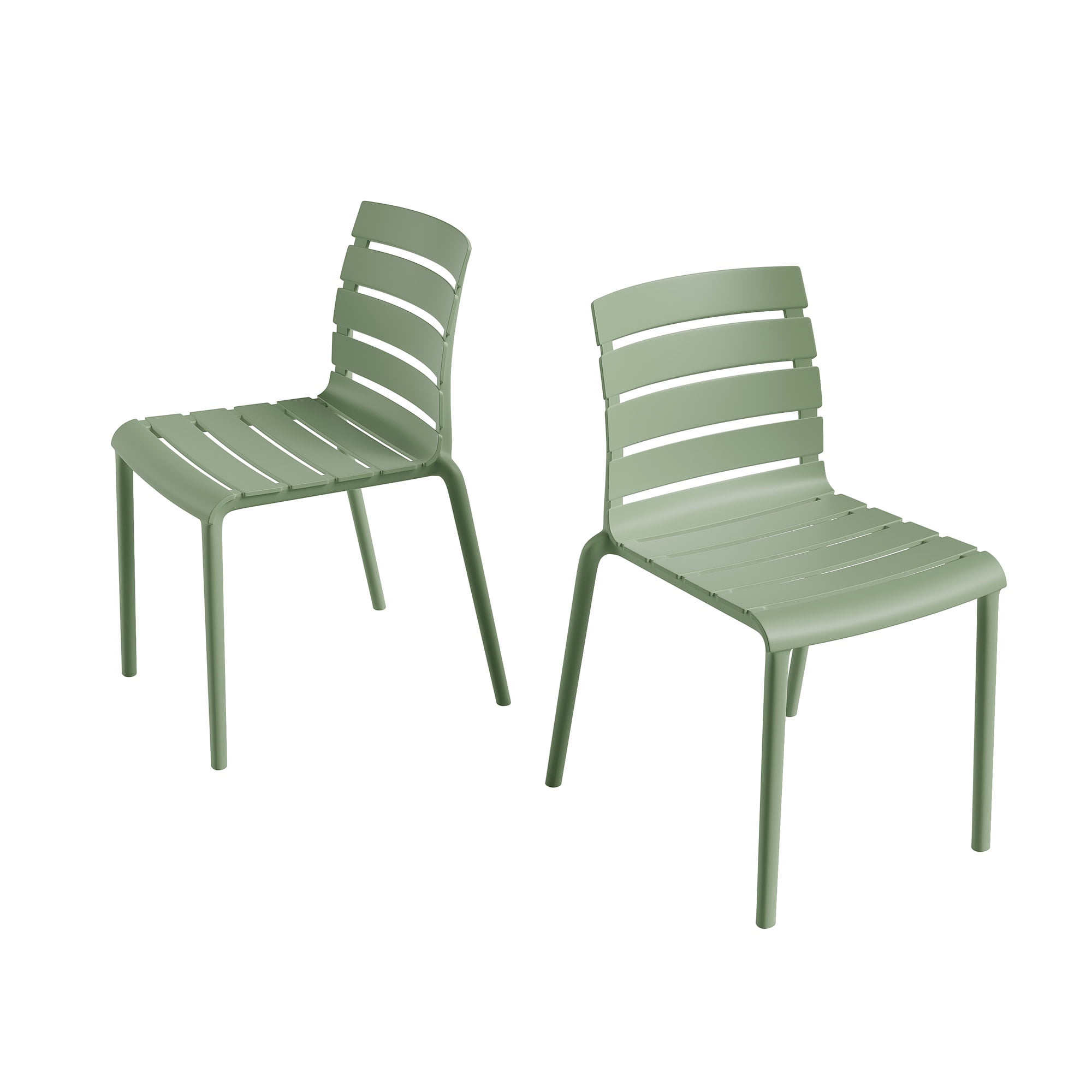 Rylan Stackable Chair - Indoor/Outdoor - Molded Polypropylene - Walmart.com