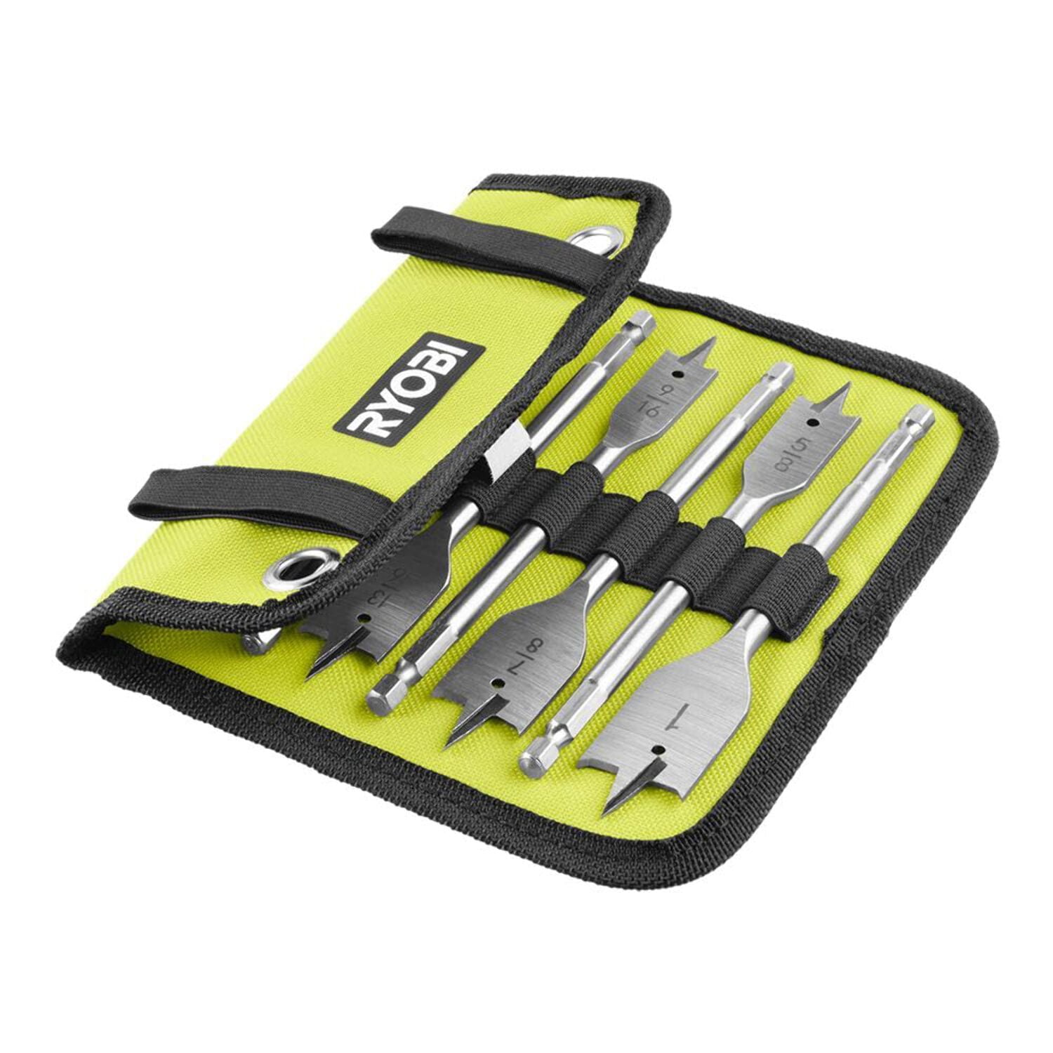 Ryobi 10 PC. Wood Spade Bit Set with Carry Case - Walmart.com