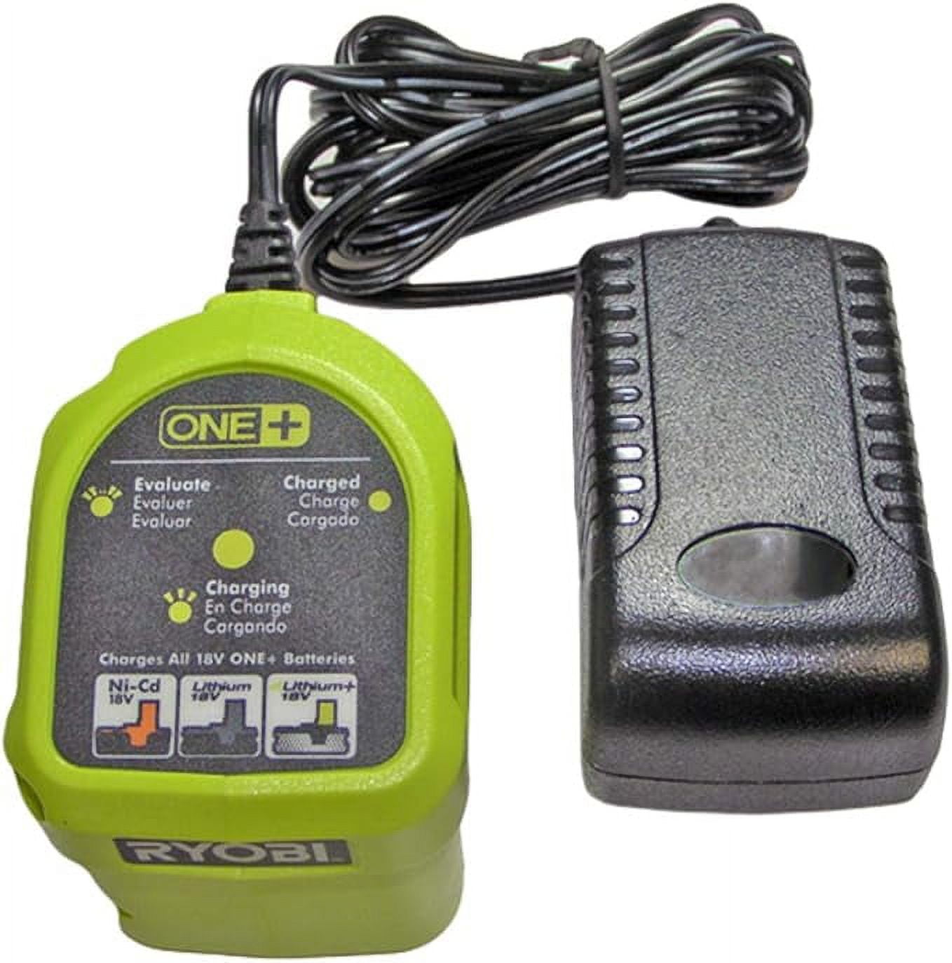 Ryobi 18v 18 volt P119 ONE+ NiCad Lithium Ion battery charger New P100 ...