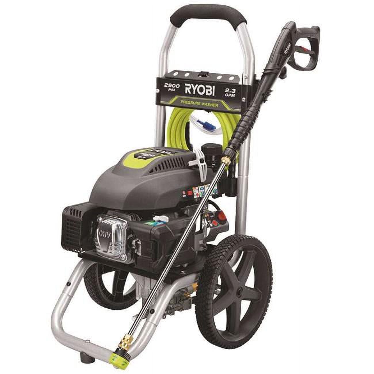 Ryobi 2900 PSI 173cc OHV Gas Powered Cold Water Pressure Washer ...