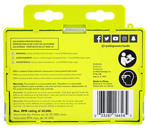 Ryobi A25RS41 4-Piece Roundover Router Bit Set - Walmart.com