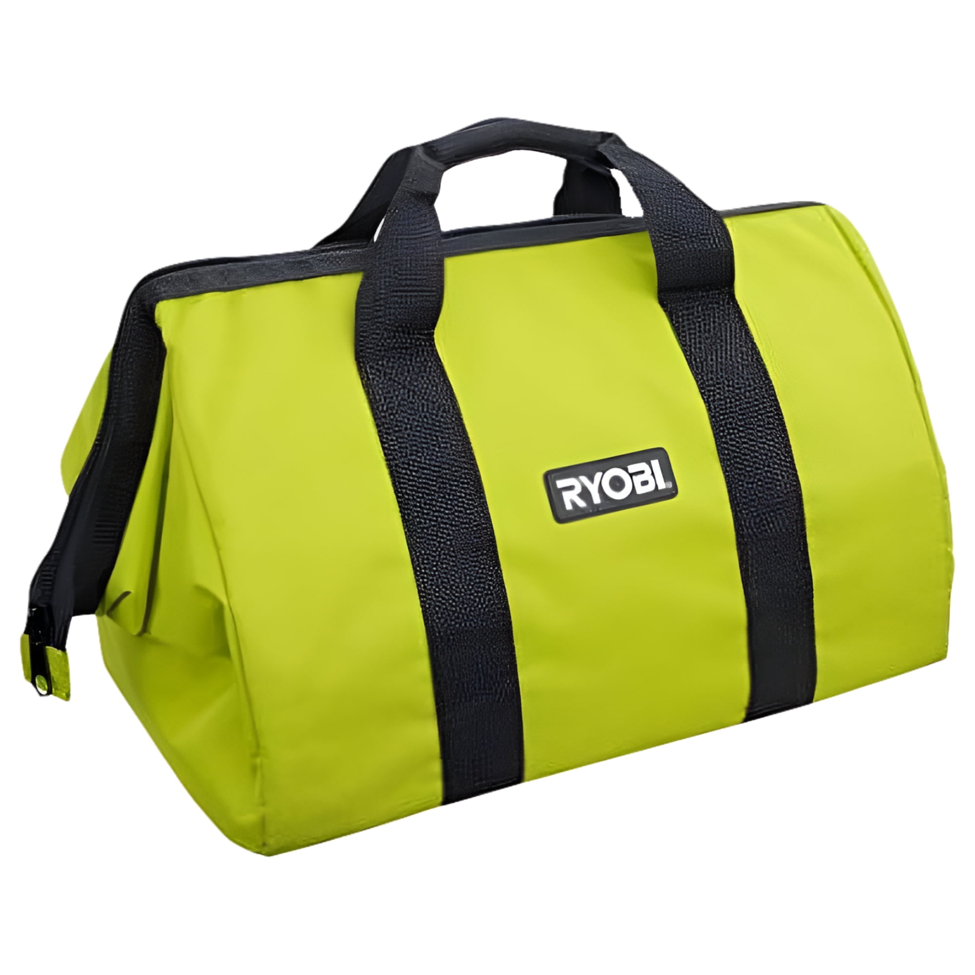 "Ryobi 18"" x 12"" x 12"" Heavy Duty Contractors Green Tool Bag for ...