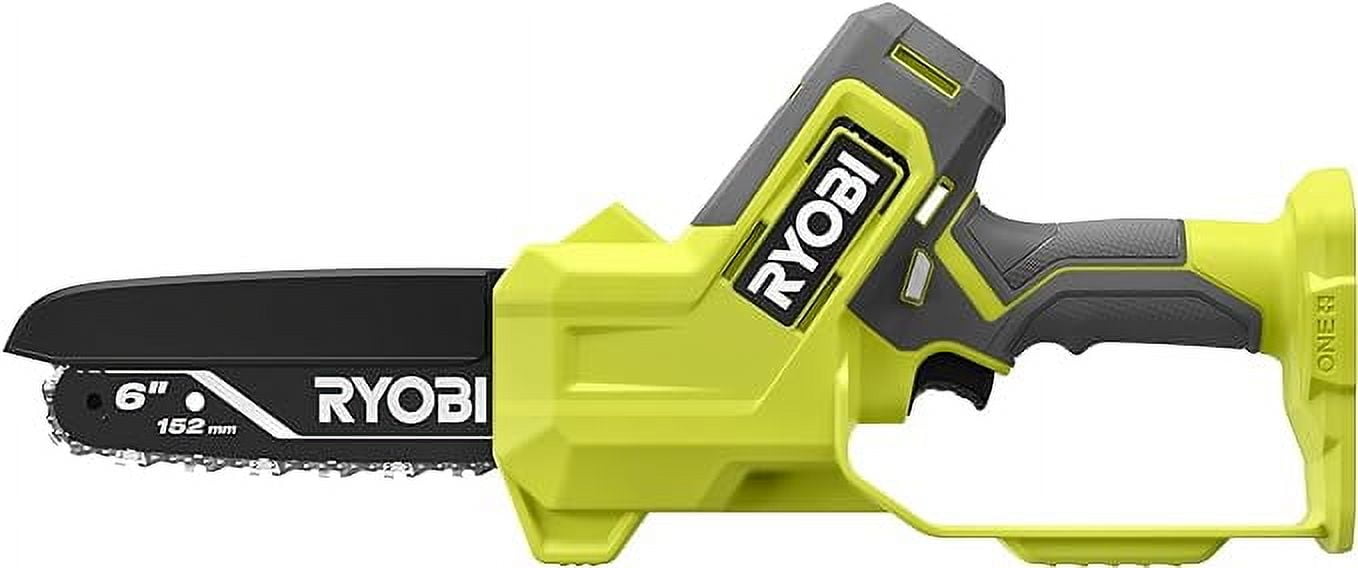 Ryobi ONE+ 18V 6 in. Cordless Power Handheld Pruning Mini Chainsaw ...