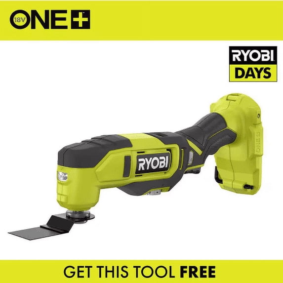 Ryobi P343 18V One+ Cordless Oscillating Multi-Tool with Attachments ...