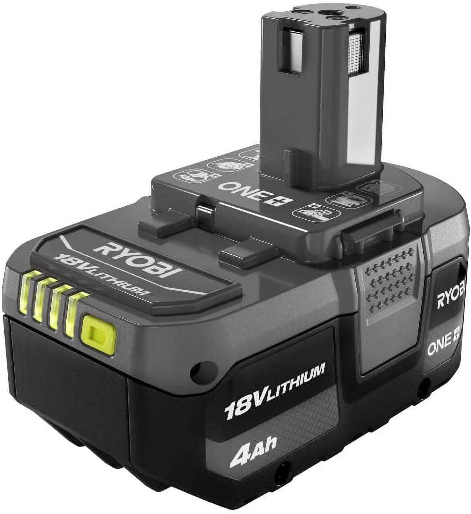 Ryobi 18V 4.0Ah Lithium-Ion Battery, Compact Design, 3X Runtime ...