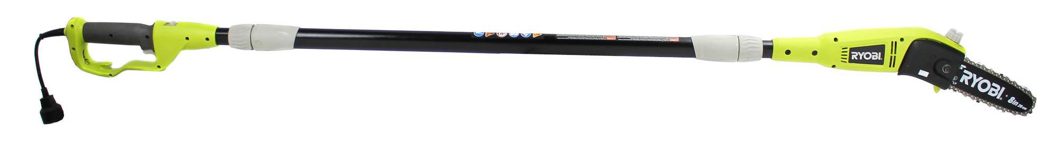 Ryobi RY43160 6 Amp 8" Bar Electric Corded 9 Foot Pole Saw Tree Pruner ...
