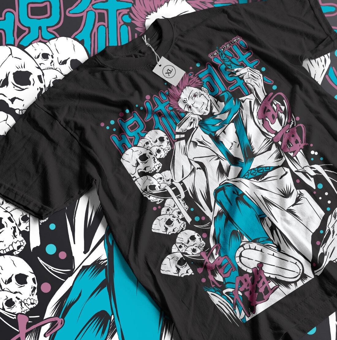 Ryomen Sukuna Jujutsu Kaisen Fushiguro Toji T-shirt Anime Horror Short ...