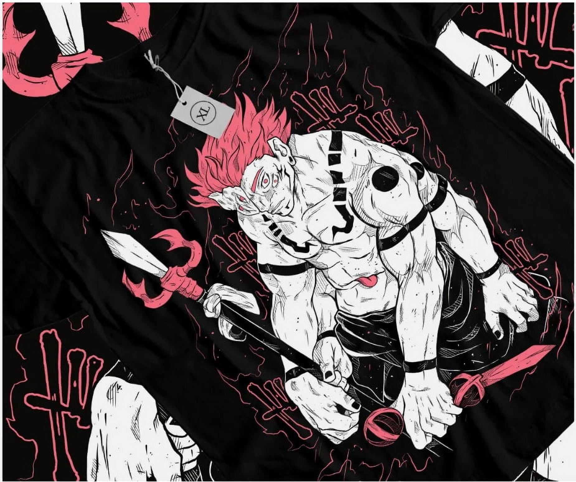 Ryomen Sukuna T-Shirt JJK jujutsu kaisen Levi Horror Anime Gifts Shirt ...