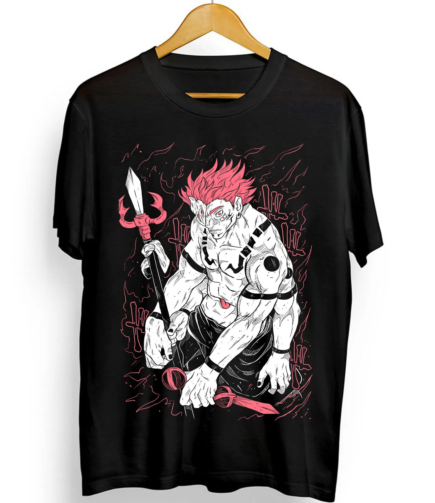 Ryomen Sukuna T-Shirt JJK jujutsu kaisen Levi Horror Anime Gifts Shirt ...