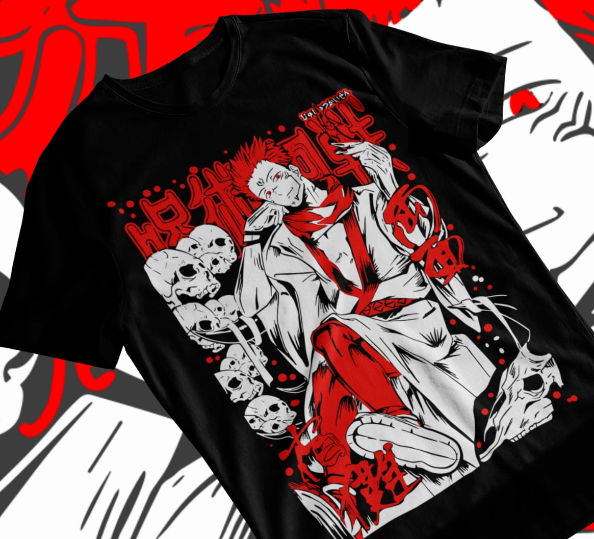 Ryomen Sukuna T-Shirt Jujustu Kaisen JJK jujutsu kaisen Anime Tee Soft ...