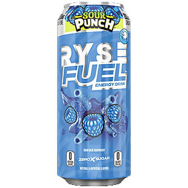 Ryse Fuel Energy Drink - Natural Caffeine, Clean All-Day Energy, Sour ...