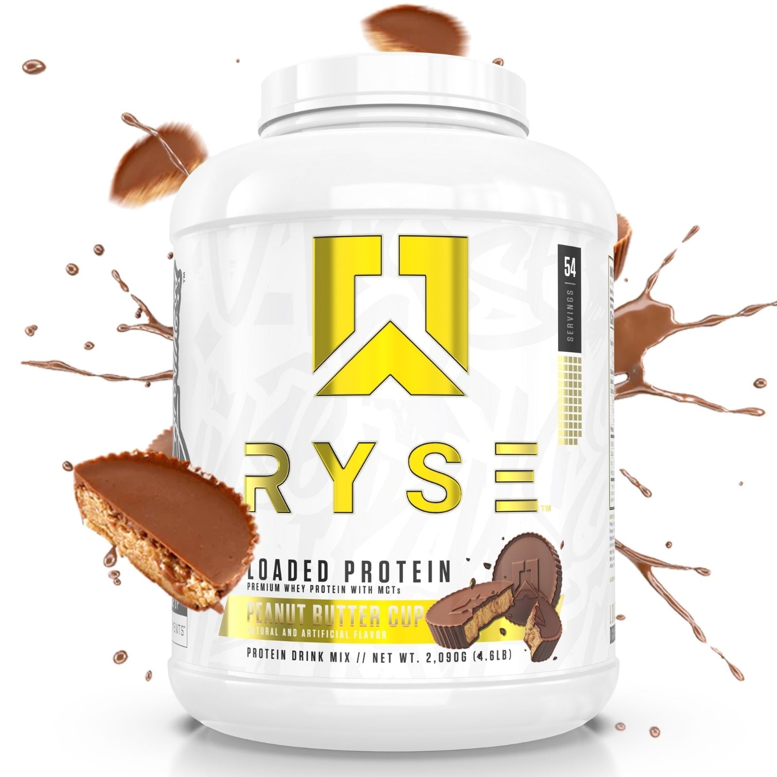 Free Shipping! RYSE Up Supplements Loaded Protein Powder with 25g Whey ...