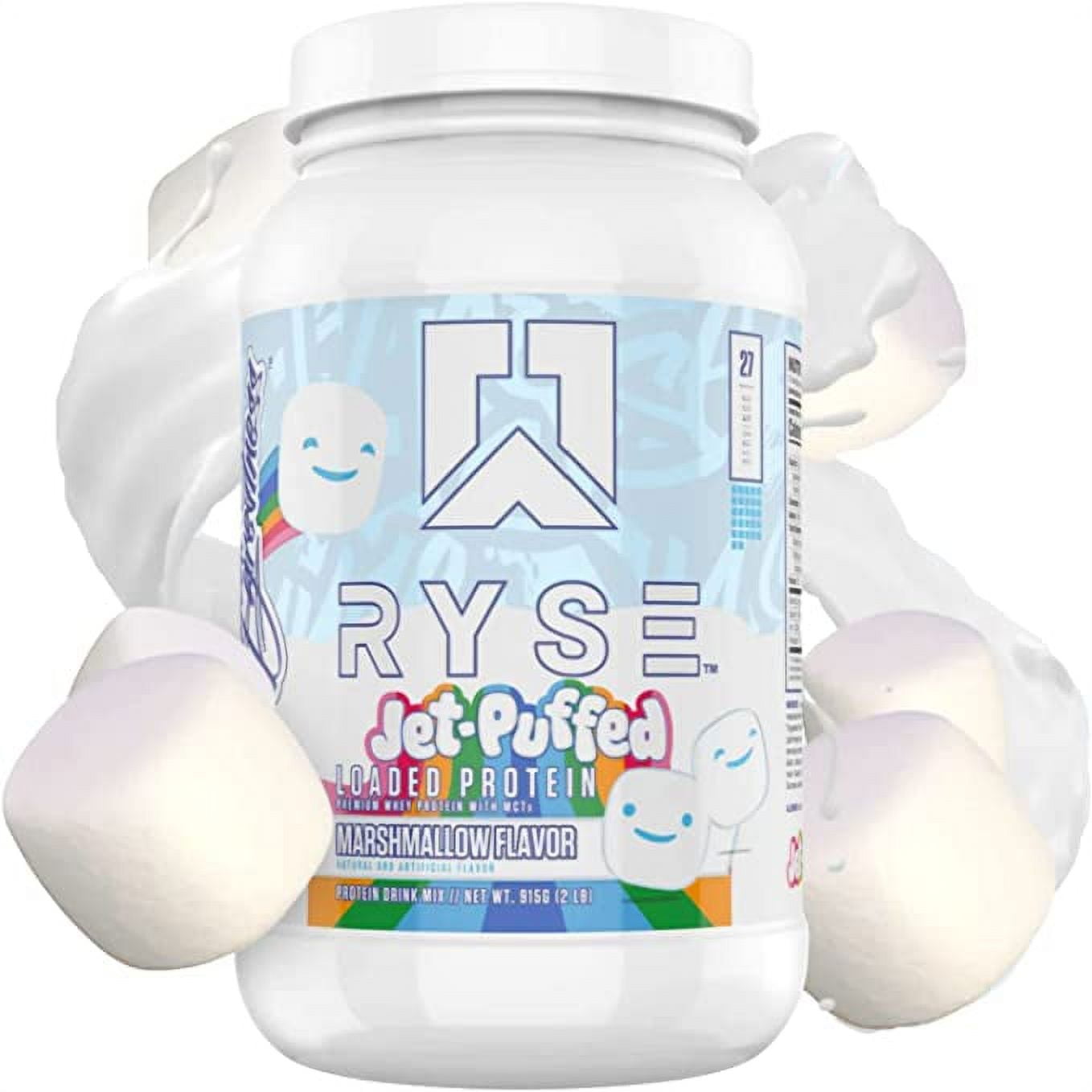 RYSE Loaded Protein Powder, 25g Whey Isolate and Concentrate, Prebiotic ...