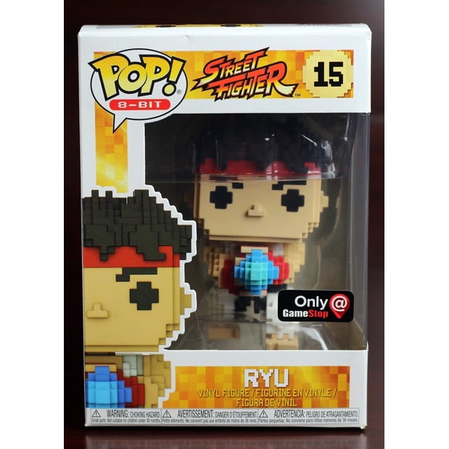 Ryu - Street Fighter Funko 8-Bit Pop! Vinyl Figure #15 GameStop ...