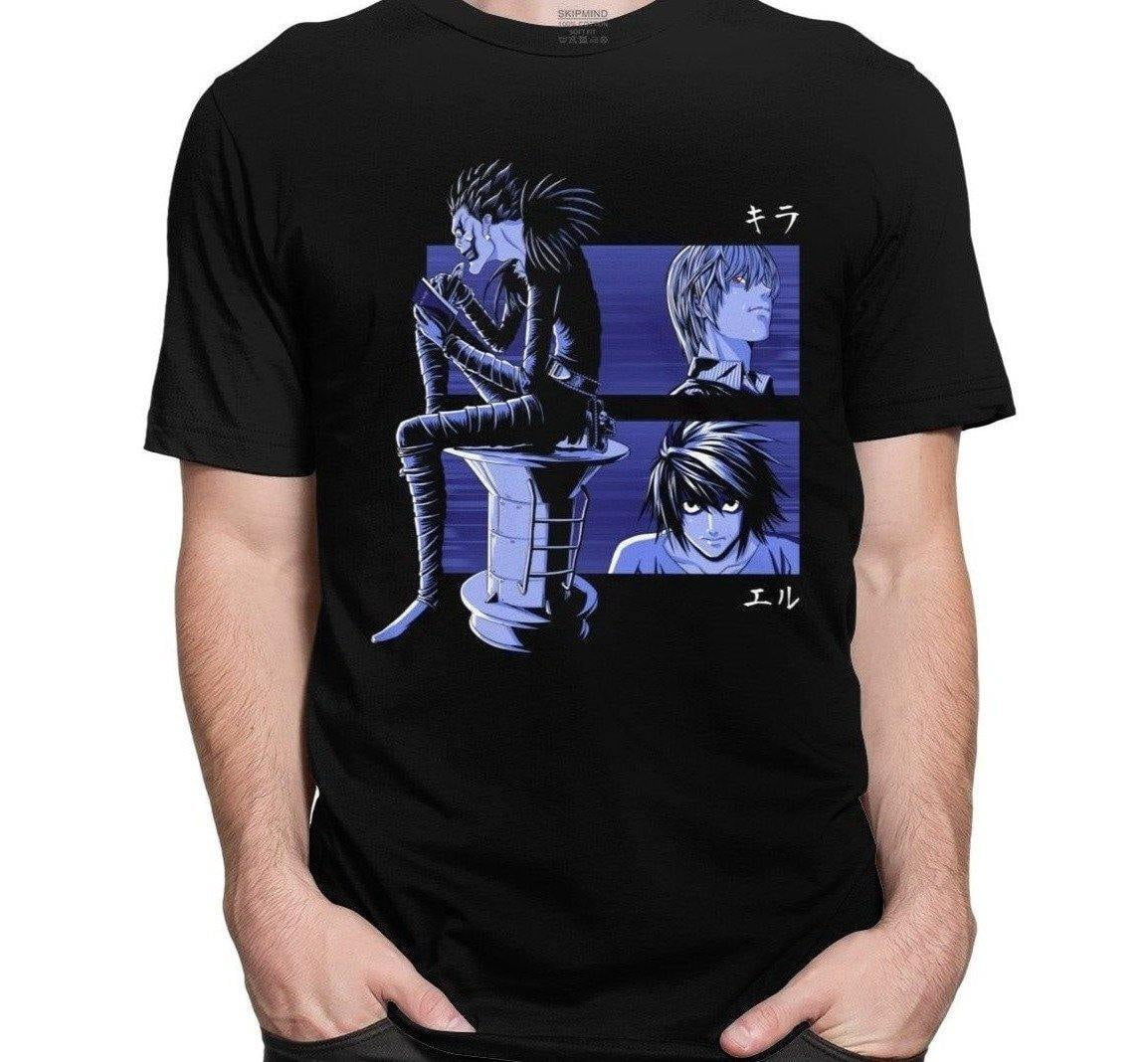 Ryuk, Light and L T-shirt Death Note (Colors Available) - Walmart.com