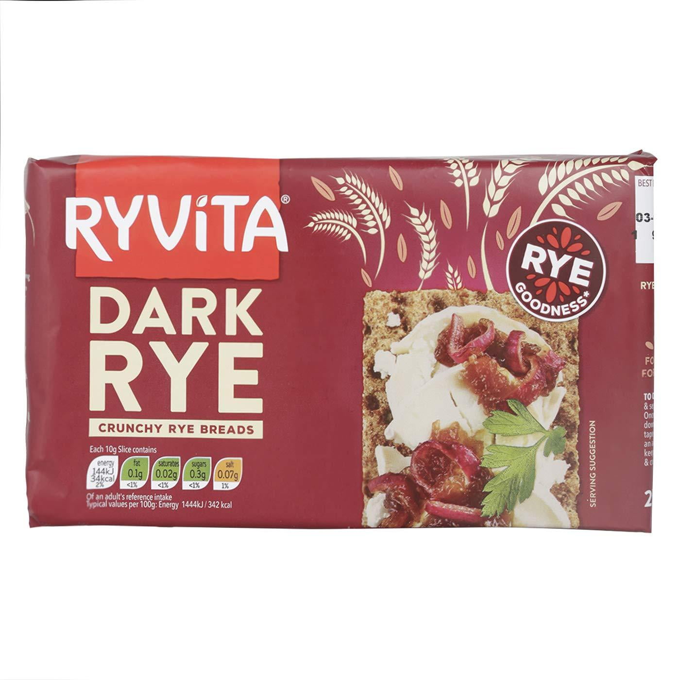 Ryvita Dark Rye Crispbread (250g) - Walmart.com