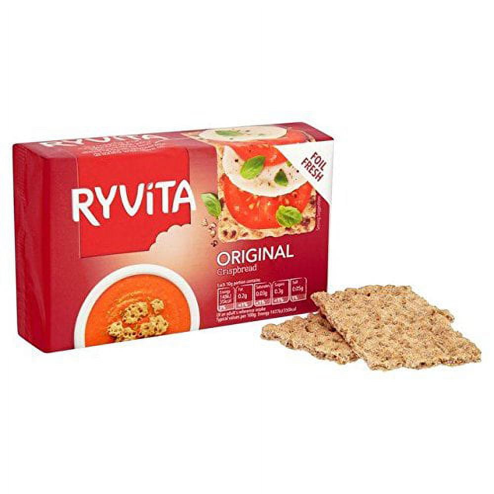 Ryvita Original Rye Crispbread TGF4 - 250g - Walmart.com