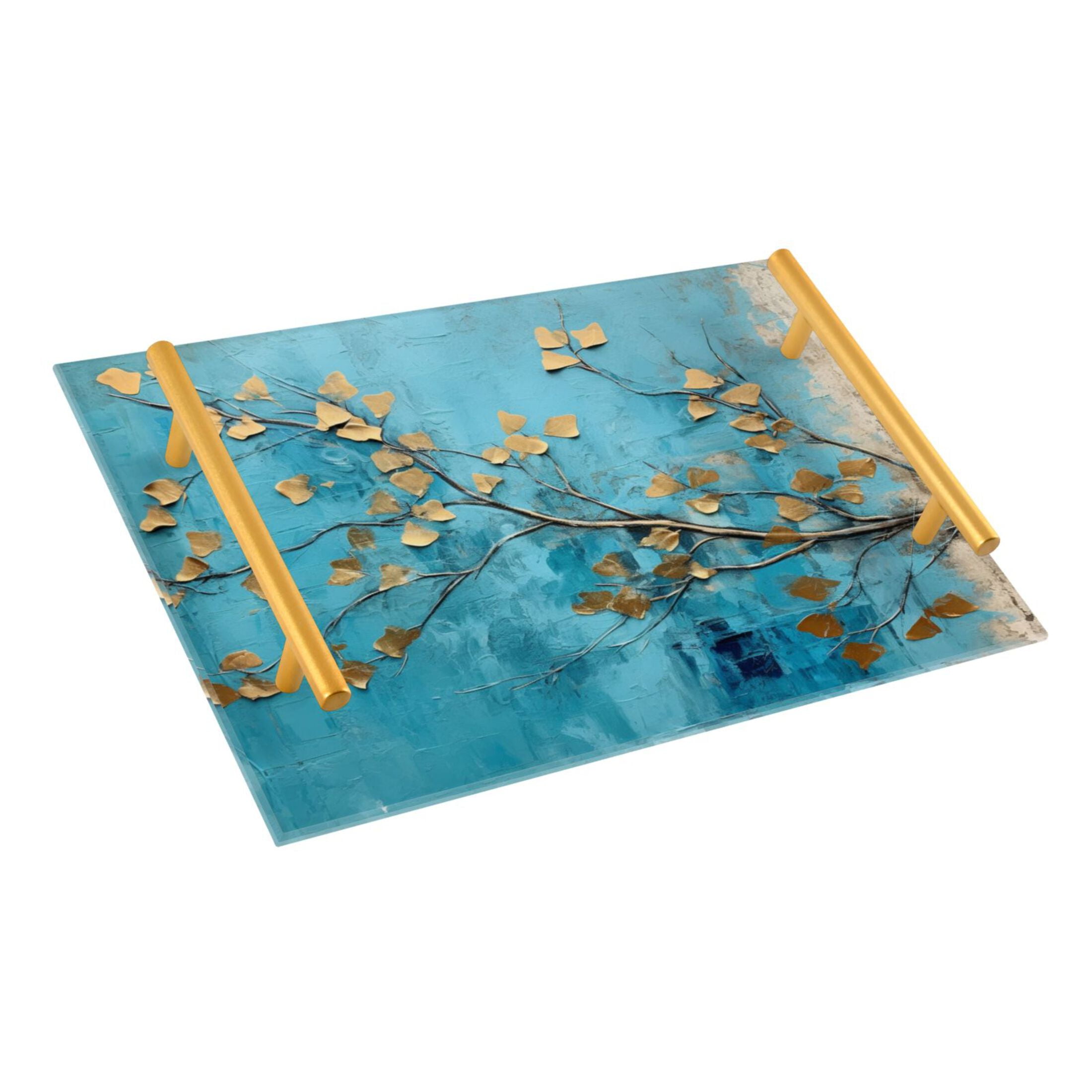 Ryvnso Abstract Tree Branch Bathroom Tray Vanity Countertop Trays ...