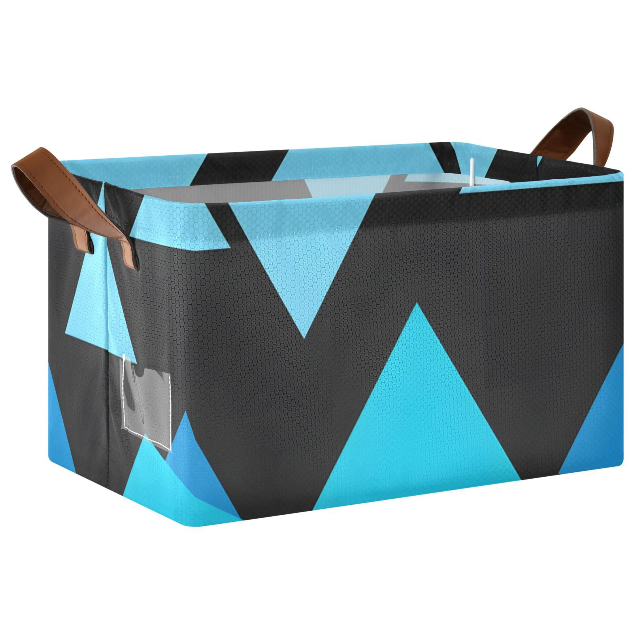 Ryvnso Art Geometric Triangle and Line Storage Bins Large Basket ...