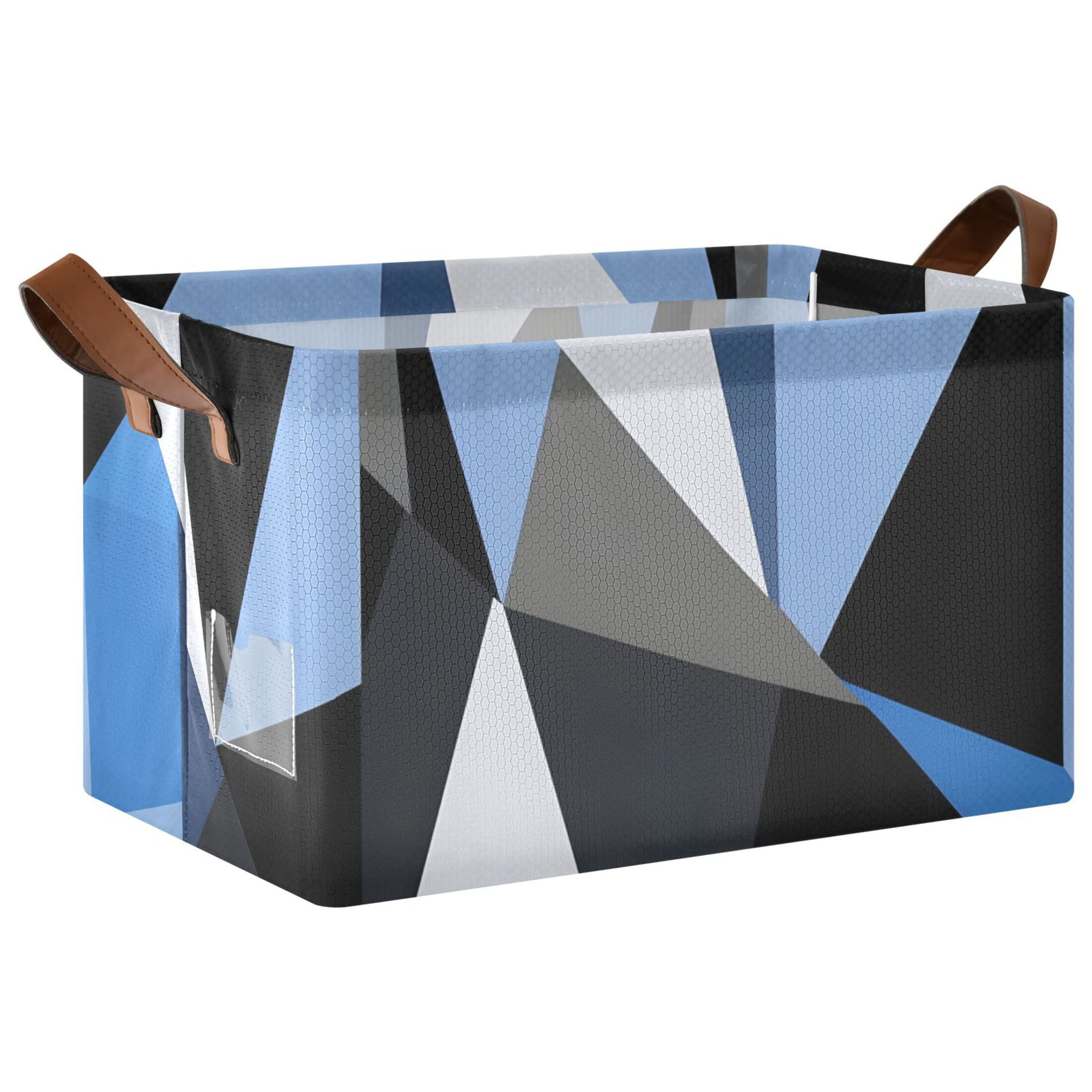 Ryvnso Artistic Triangle Geometry Storage Bins Large Basket Foldable ...