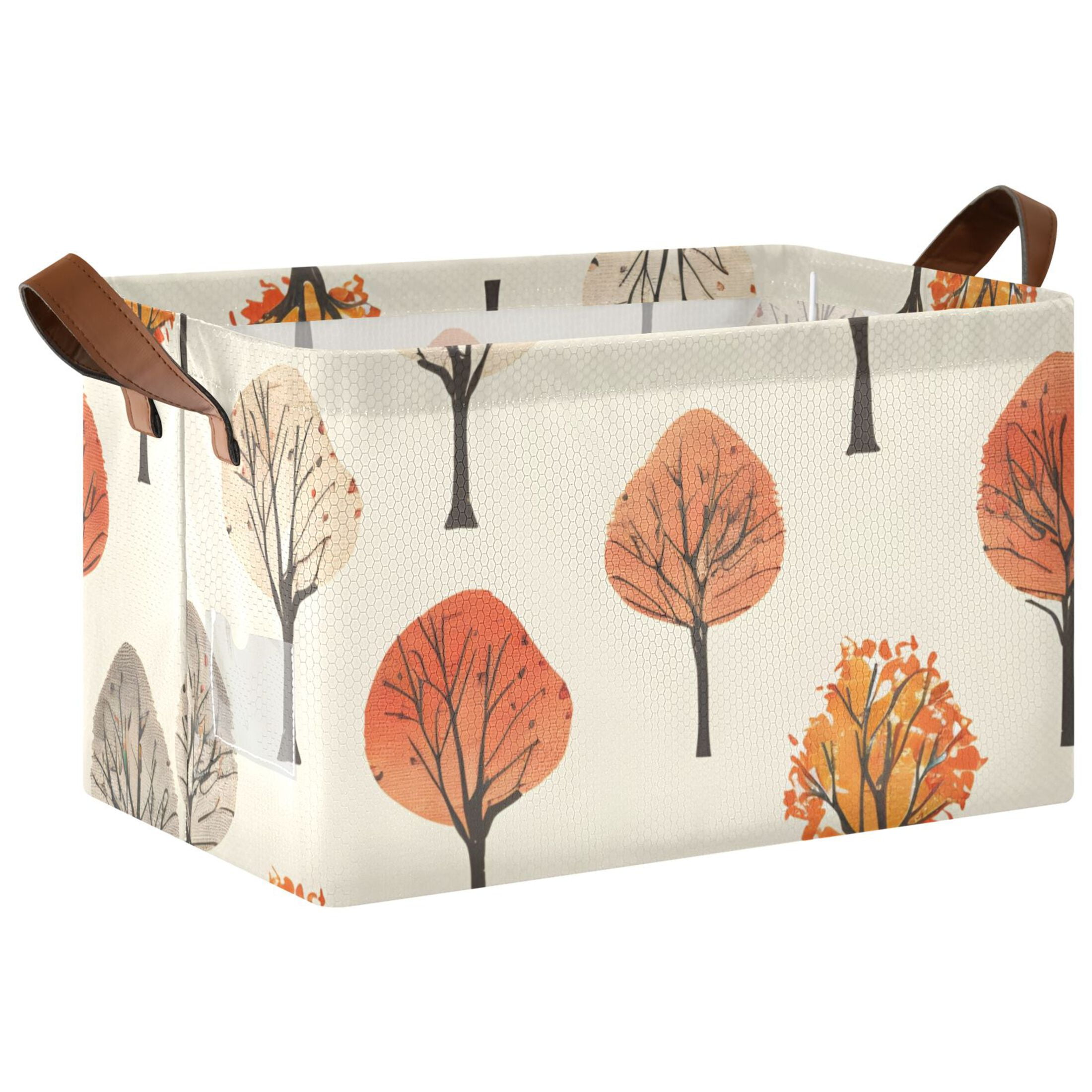 Ryvnso Autumn Trees Pattern Storage Bins Large Basket Foldable Cube ...