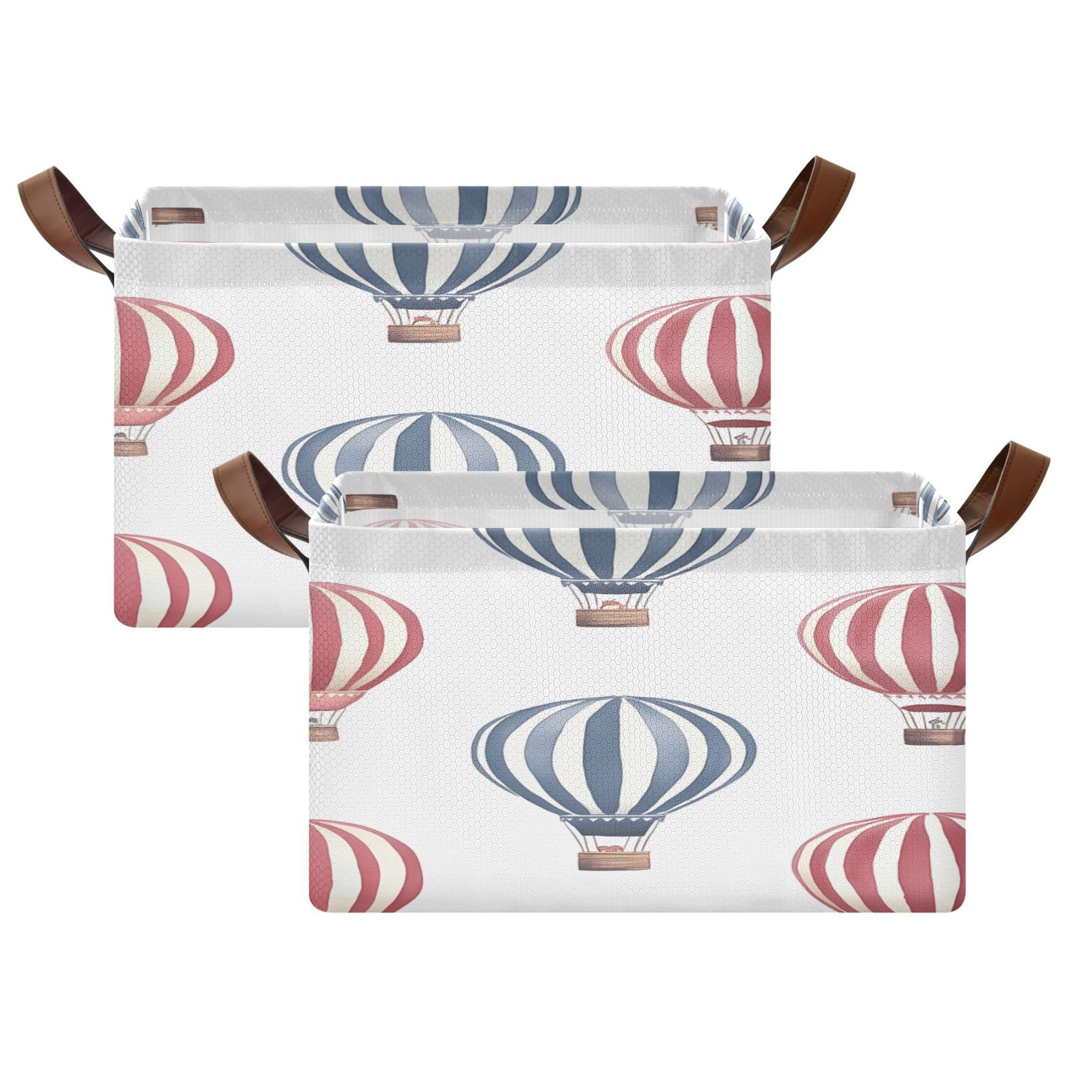 Ryvnso Balloons Storage Bins Large Basket Foldable Cube Toys Organizer ...