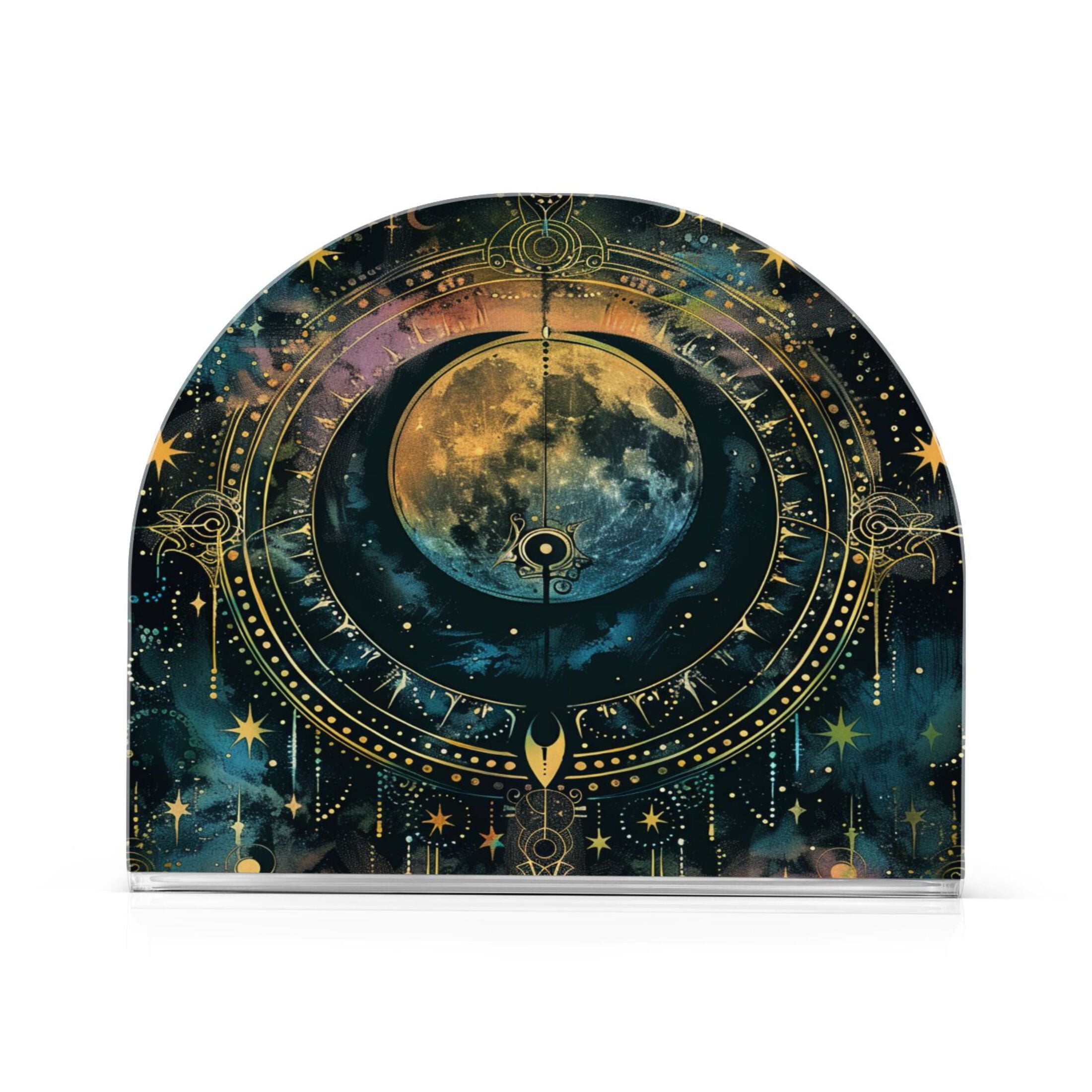 Ryvnso Bohomia Moon and Star Magical Acrylic Napkin Holder Table ...