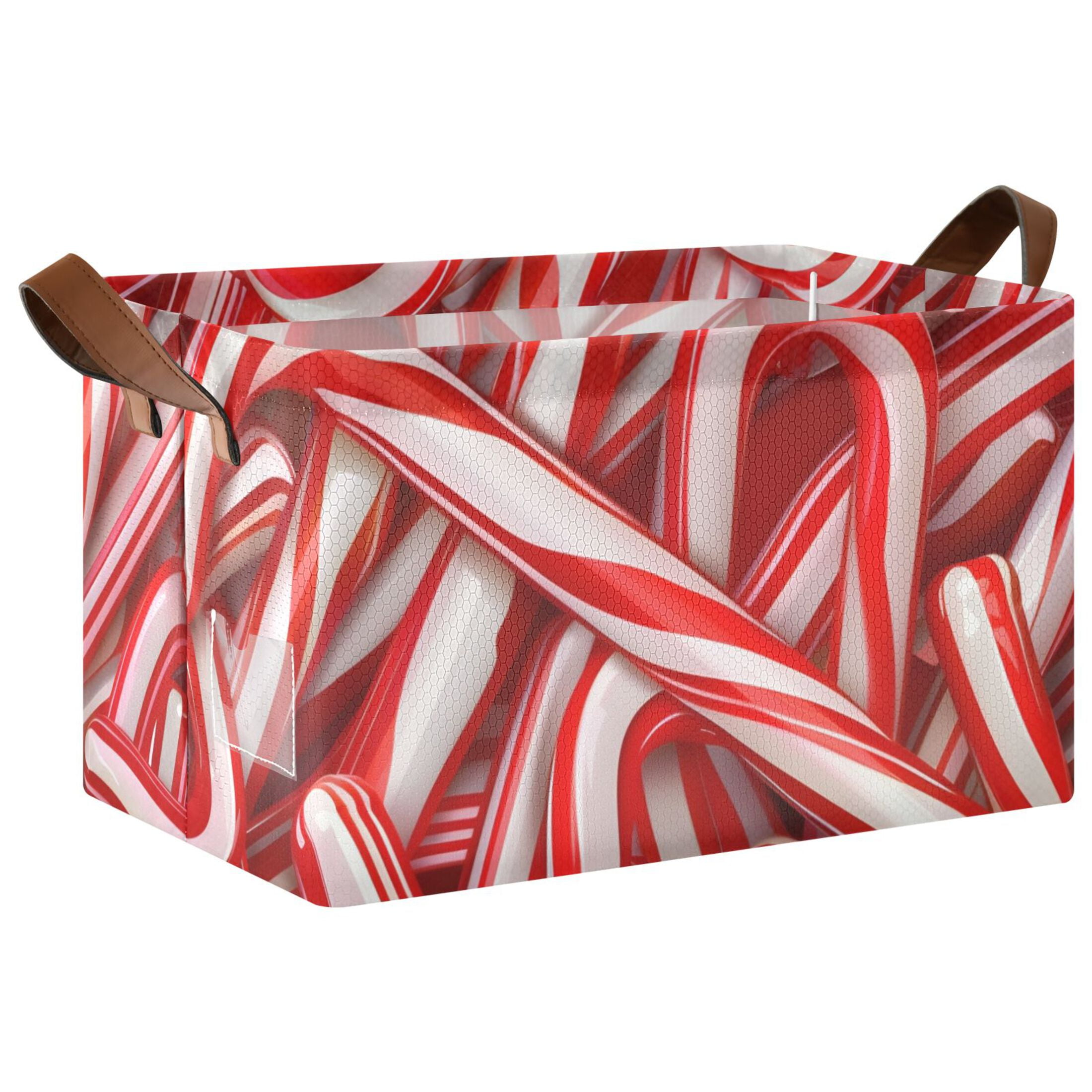 Ryvnso Candy Christmas Storage Bins Large Basket Foldable Cube Toys ...