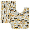 Ryvnso Two Dolphins Bathroom Shaggy Rugs Toilet U Shape Mat Soft ...