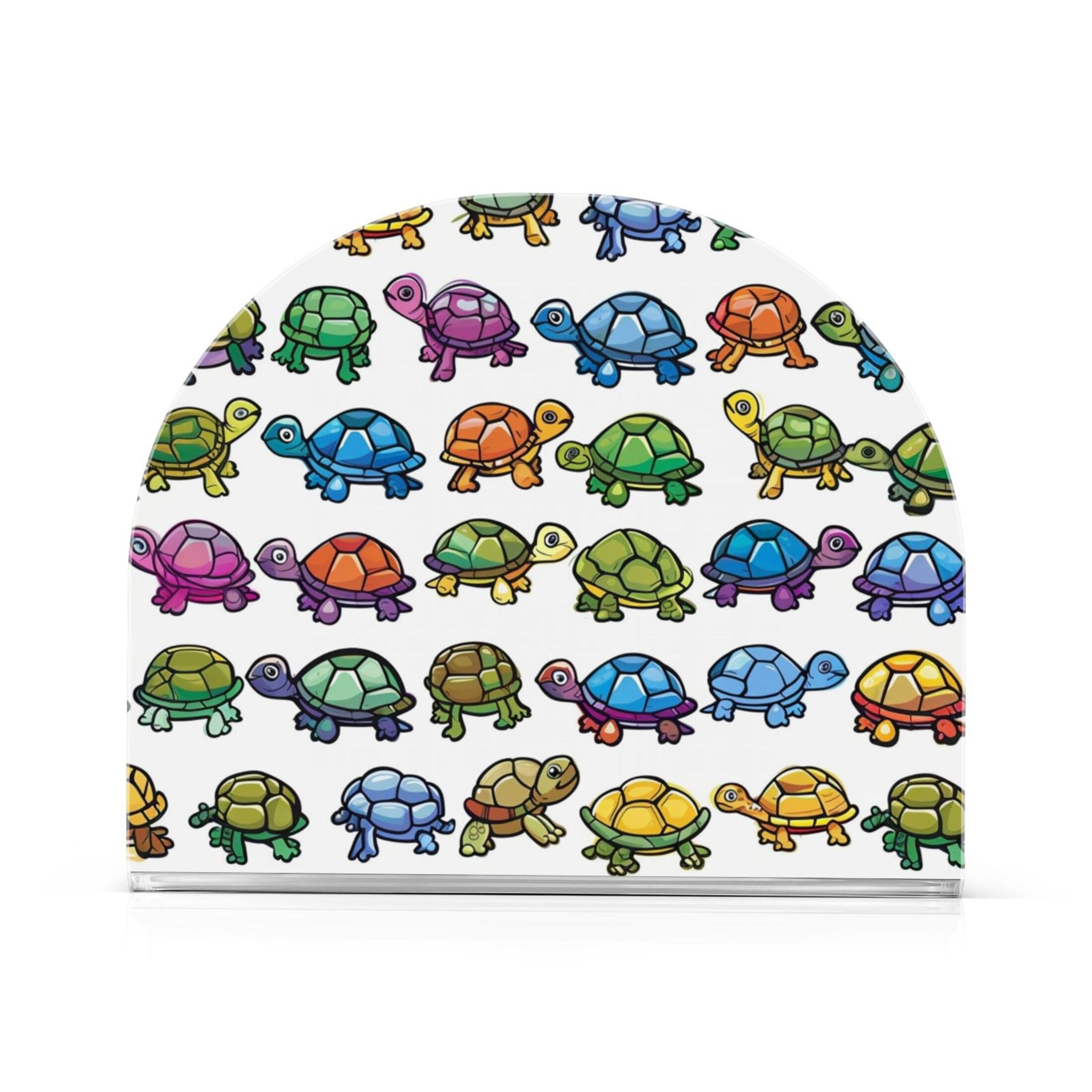 Ryvnso Cartoon Turtle Cute Acrylic Napkin Holder Table Kitchen Paper ...