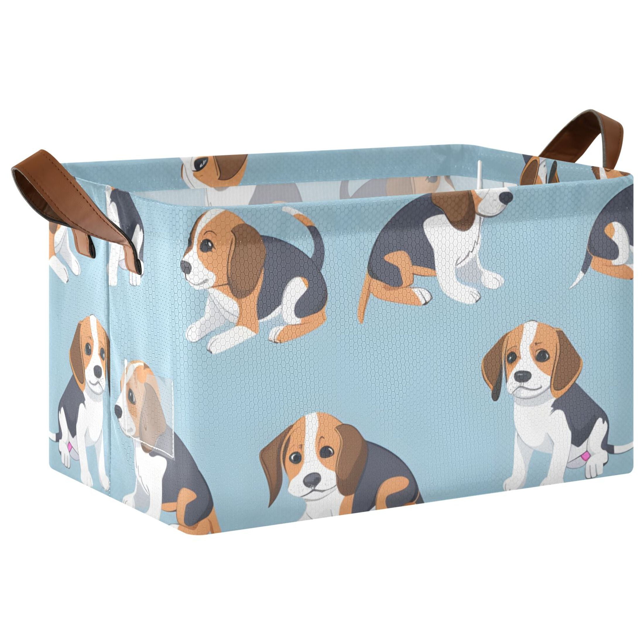 Ryvnso Cute Beagle Dogs Storage Bins Large Basket Foldable Cube Toys ...