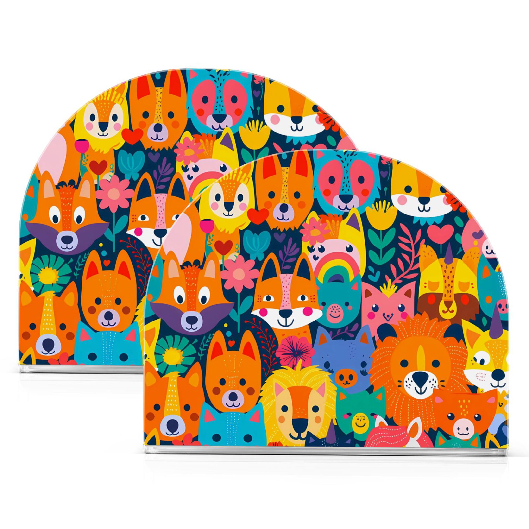 Ryvnso Different Animals Acrylic Napkin Holder Table Kitchen Paper ...