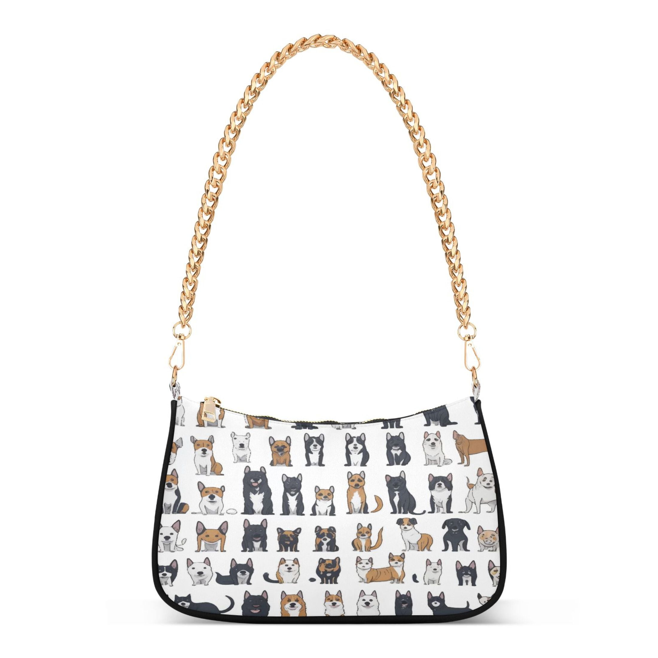Ryvnso Different Cute Cartoon Dogs Womens Chain Shoulder Bag Tote ...