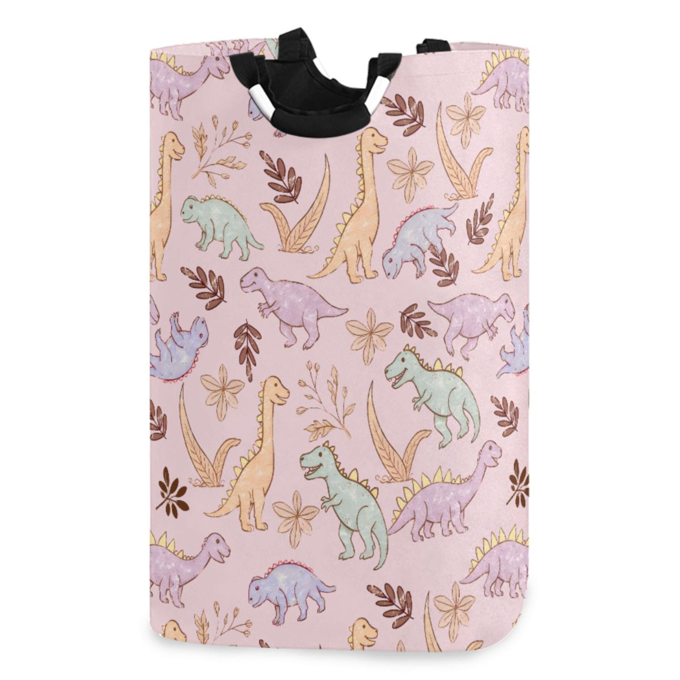 Ryvnso Dinosaurs Cartoon Pattern Large Storage Basket with Handles ...