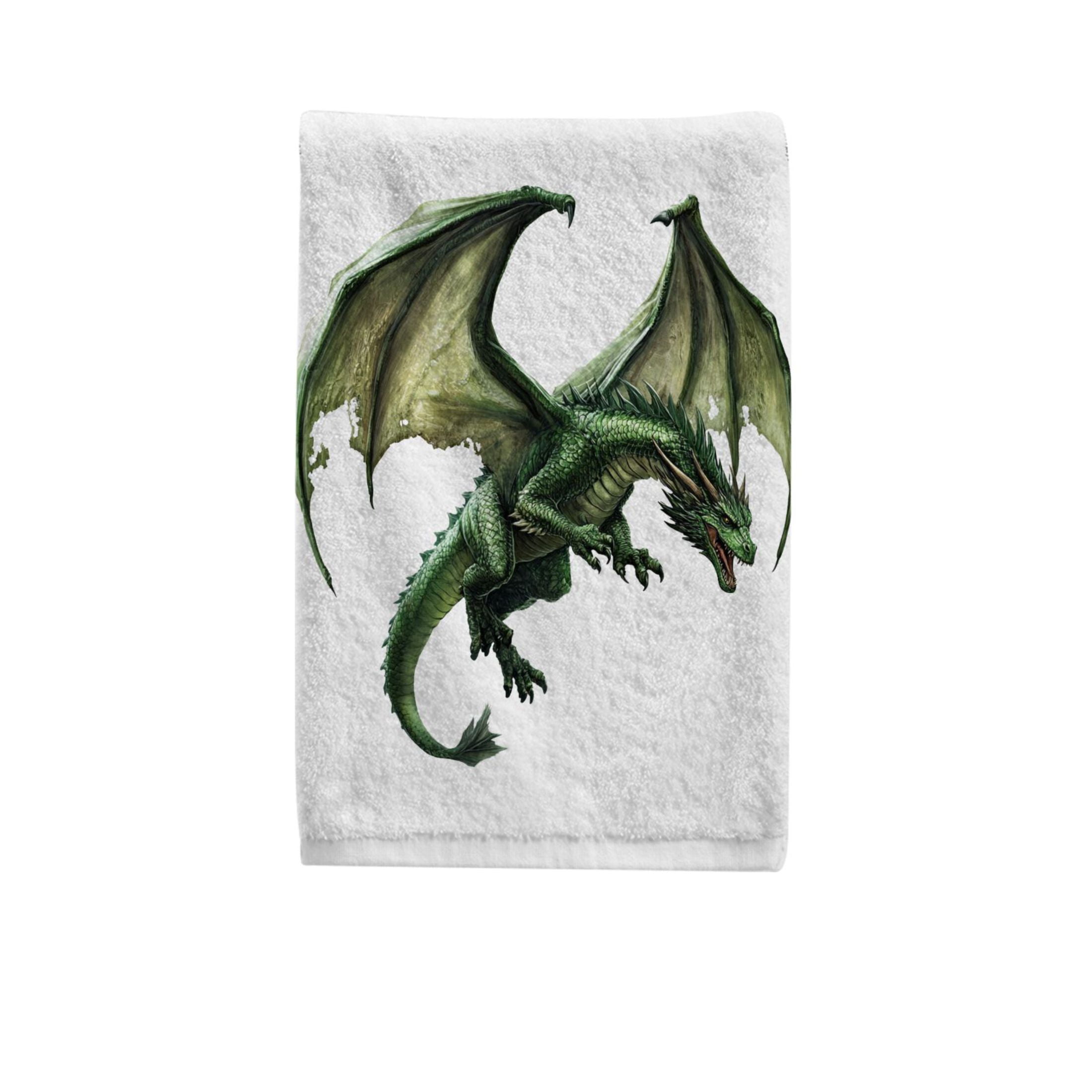 Ryvnso Dragon Flying Hand Towels for Bathroom Cotton Face Towel ...