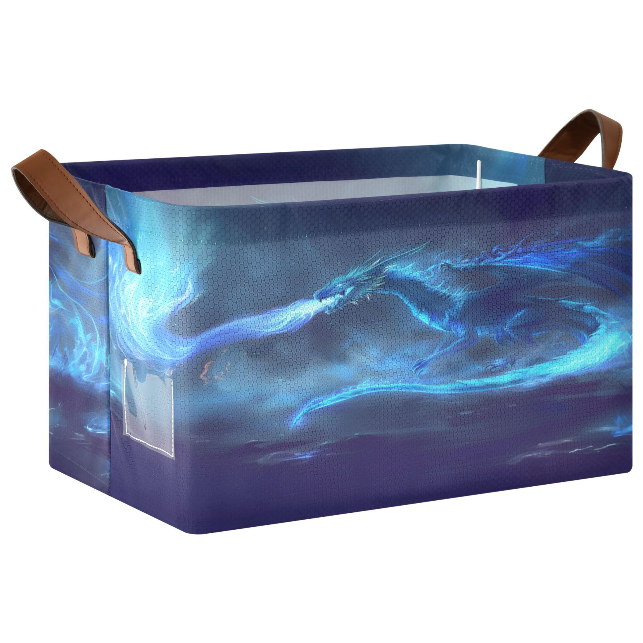 Ryvnso Dragon with Flame Storage Bins Large Basket Foldable Cube Toys ...